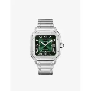 Cartier Santos De Large Automatic Watch - Silver