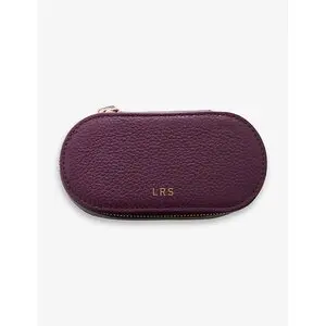 Monica Vinader Logo-embossed Zipped Leather Jewellery Box
