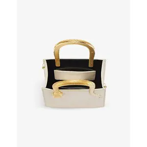 BVLGARI Serpenti Leather Tote Bag
