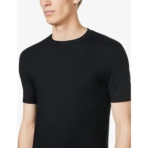 Zimmerli Pureness Crew-neck Stretch-modal T-shirt - Black