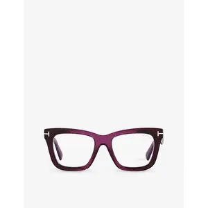 Tom Ford Tr001664 Ft5881-B Square-Frame Acetate Glasses  display picture 3