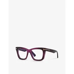 Tom Ford Tr001664 Ft5881-B Square-Frame Acetate Glasses  display picture 1