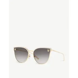 Cartier Panthère De Metal Cat-eye Sunglasses