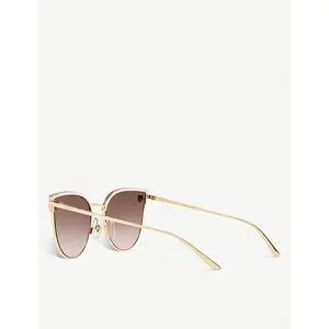 Cartier Panthère De Metal Cat-eye Sunglasses
