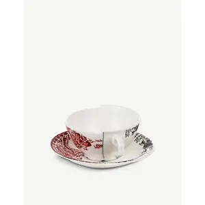 SELETTI Zora Hybrid Porcelain Teacup And Saucer - One-color