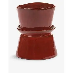 SERAX Ebony La Mere Stoneware Vase 22cm