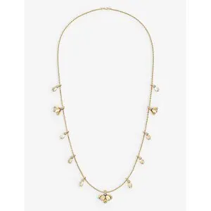 CARTIER Grain De Café 18ct Yellow-gold And Diamond Necklace - Yellow Gold