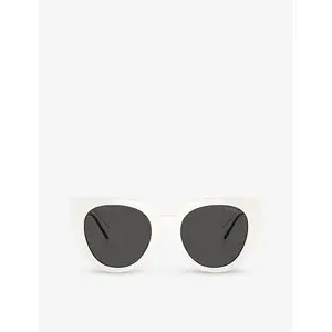 Prada Pr 14ws Cat-eye Sunglasses - White