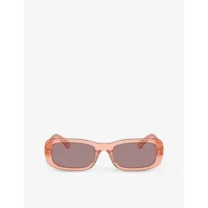 Miu Miu Mu 08zs Oval Sunglasses