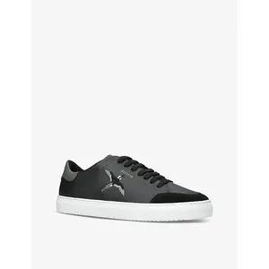 Axel Arigato Clean 90 Leather And Suede Low-top Trainers - Blk/white