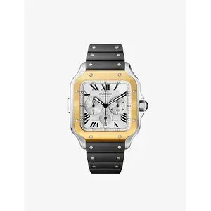 Cartier Santos De Stainless-steel Chronograph Watch