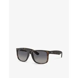 Ray-ban Justin Square-frame Sunglasses - Brown