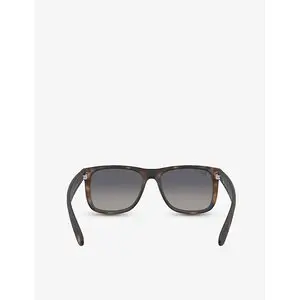 Ray-ban Justin Square-frame Sunglasses - Brown