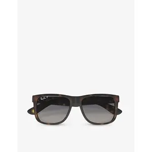 Ray-ban Justin Square-frame Sunglasses - Brown