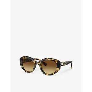 SWAROVSKI Sk6005 Oval Sunglasses - Brown