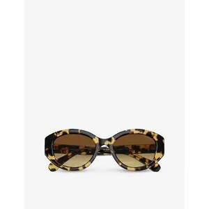 SWAROVSKI Sk6005 Oval Sunglasses - Brown