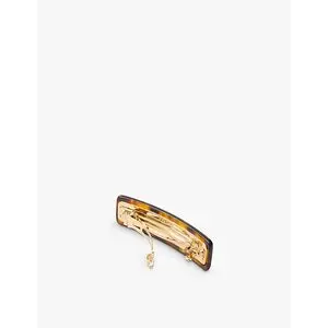 Prada Tortoiseshell-pattern Hair Clip - Neutral