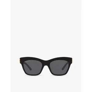 Balenciaga Bb0132s Cat-eye Sunglasses - Black