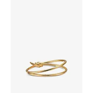 Tiffany & Co. Knot Double Row Hinged Bangle