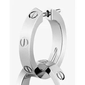 Cartier Love 18ct White-gold Hoop Earrings - White Gold