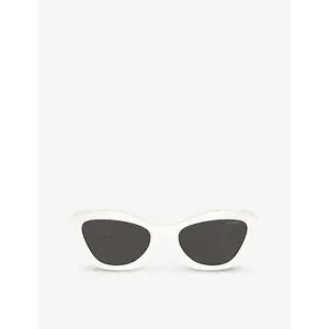 Prada Butterfly-shape Sunglasses - White