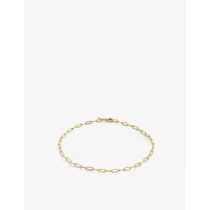 Monica Vinader Paperclip Mini Chain Bracelet - Gold