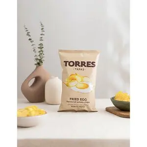 TORRES Tapas Fried Egg-flavoured Crisps 125g
