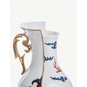 SELETTI Hybrid Adelma Bone China Porcelain Vase 32.5cm - One-color