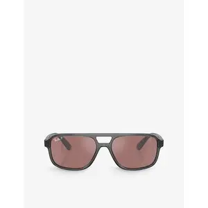 Ray-ban Scuderia Ferrari Rectangle Sunglasses - Grey