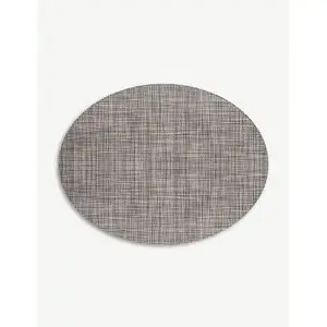 CHILEWICH Basketweave Oval Placemat 36 X 49 Cm - One-color