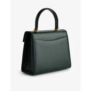 LAUNER Traviata Leather Top-handle Bag - Forest Green