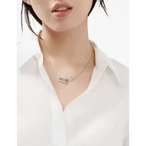 Tiffany & Co. Hardwear Double Link Pendant Necklace - Sterling Silver