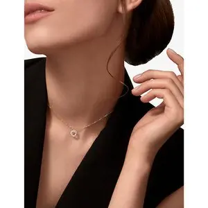 Cartier Trinity 18ct White, Rose, And Yellow- Diamond Pendant Necklace - Gold