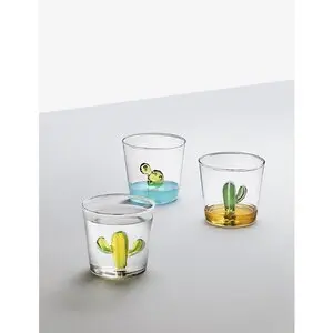 ICHENDORF MILANO Cactus Handmade Glass Tumbler 8cm - One-color