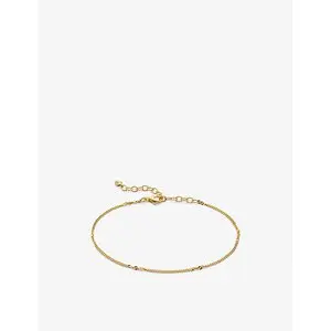 Monica Vinader Curb Twist Chain Bracelet - Yellow Gold