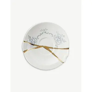 SELETTI Kintsugi N1 Porcelain Coffee Cup And Saucer