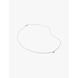 Monica Vinader Solitaire Lab-grown Diamond Necklace - Sterling Silver