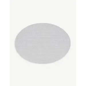 CHILEWICH Basketweave Oval Placemat 36 X 49 Cm One-color