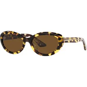 Oliver Spencer Ov5513su 1969c Round-frame Sunglasses - Brown