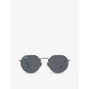 Ray-ban Jack Titanium Sunglasses - Grey