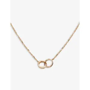 Cartier Love 18ct Rose Gold And Diamond Necklace - One-color