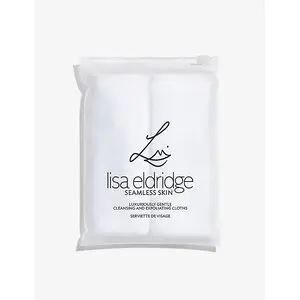 LISA ELDRIDGE BEAUTY Luxuriously Gentle Cleansing And Exfoliating Cloth Set Of Two - One-color