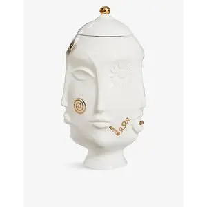 Jonathan Adler Gilded Muse Frida Porcelain Urn 41cm