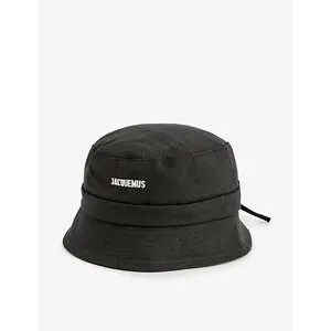 Jacquemus Le Bob Gadjo Cotton Bucket Hat - Black