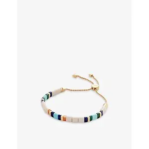 Monica Vinader Delphi Jasper Stone Bracelet - Yellow Gold