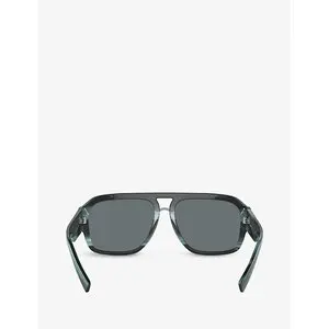 Dolce & Gabbana Pilot-frame Acetate Sunglasses
