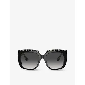 Dolce & Gabbana Dg4414 Square-frame Sunglasses - Black