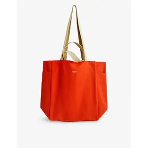 Orange Print Tote Bags