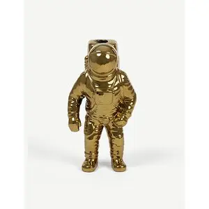 SELETTI Diesel Living With Cosmic Diner Starman Porcelain Astronaut Vase 28cm - One-color