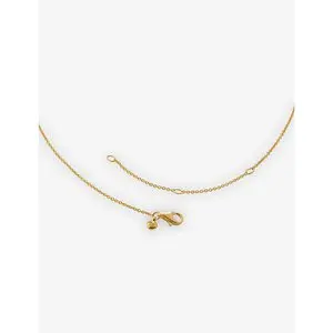 Monica Vinader Heart Charm Pendant Necklace - Gold